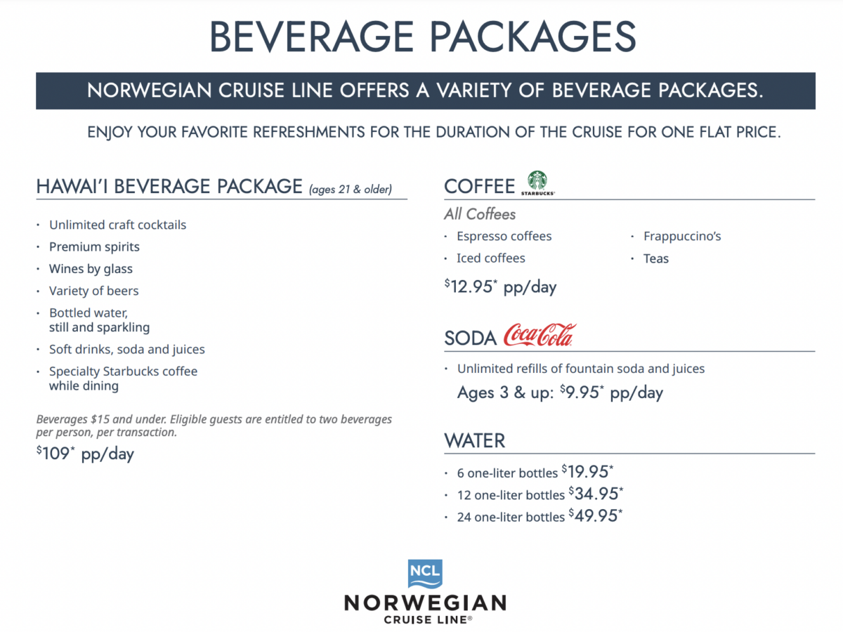 Ultimate Guide to NCL Drink Packages | Are they worth it?